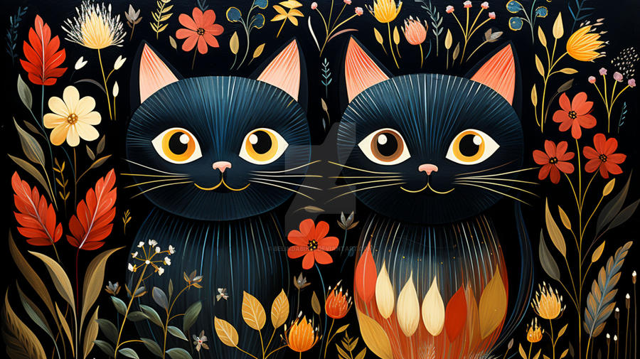 Cute Strange Cat Wallpaper By Belindabindi On Deviantart