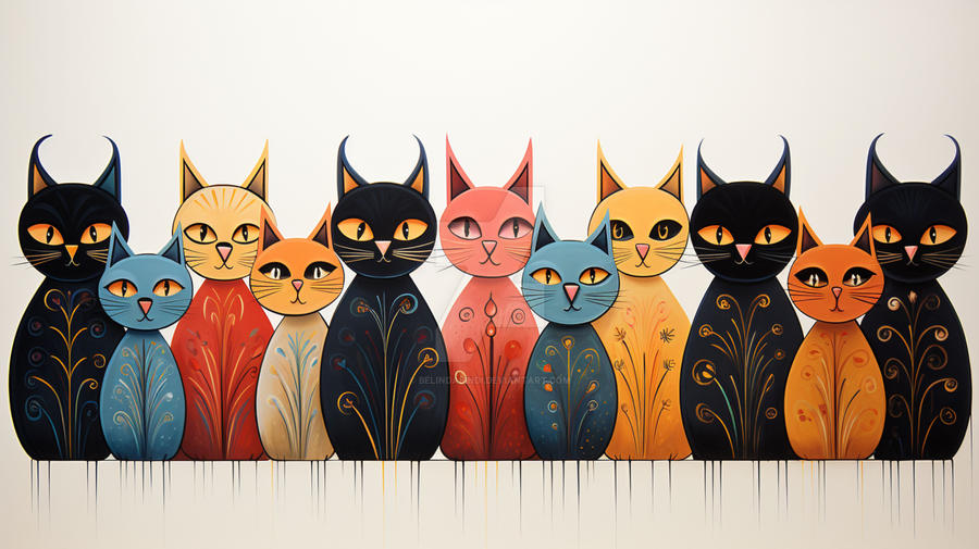 Cute Strange Cat Wallpaper By Belindabindi On Deviantart