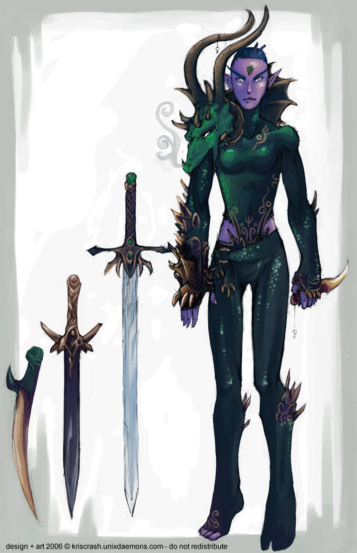 Emerald Dragonstalker by tigr3ss on DeviantArt