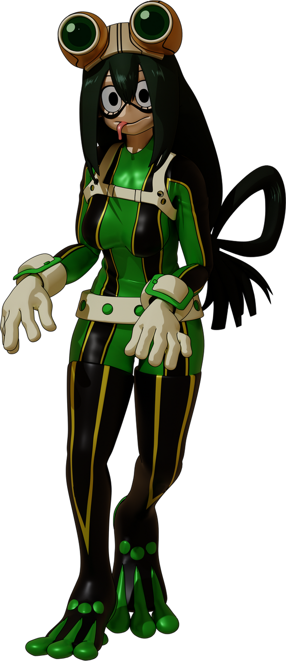 Tsuyu Asui Hero Costume 13 Render By Malemortmodelmaker On Deviantart