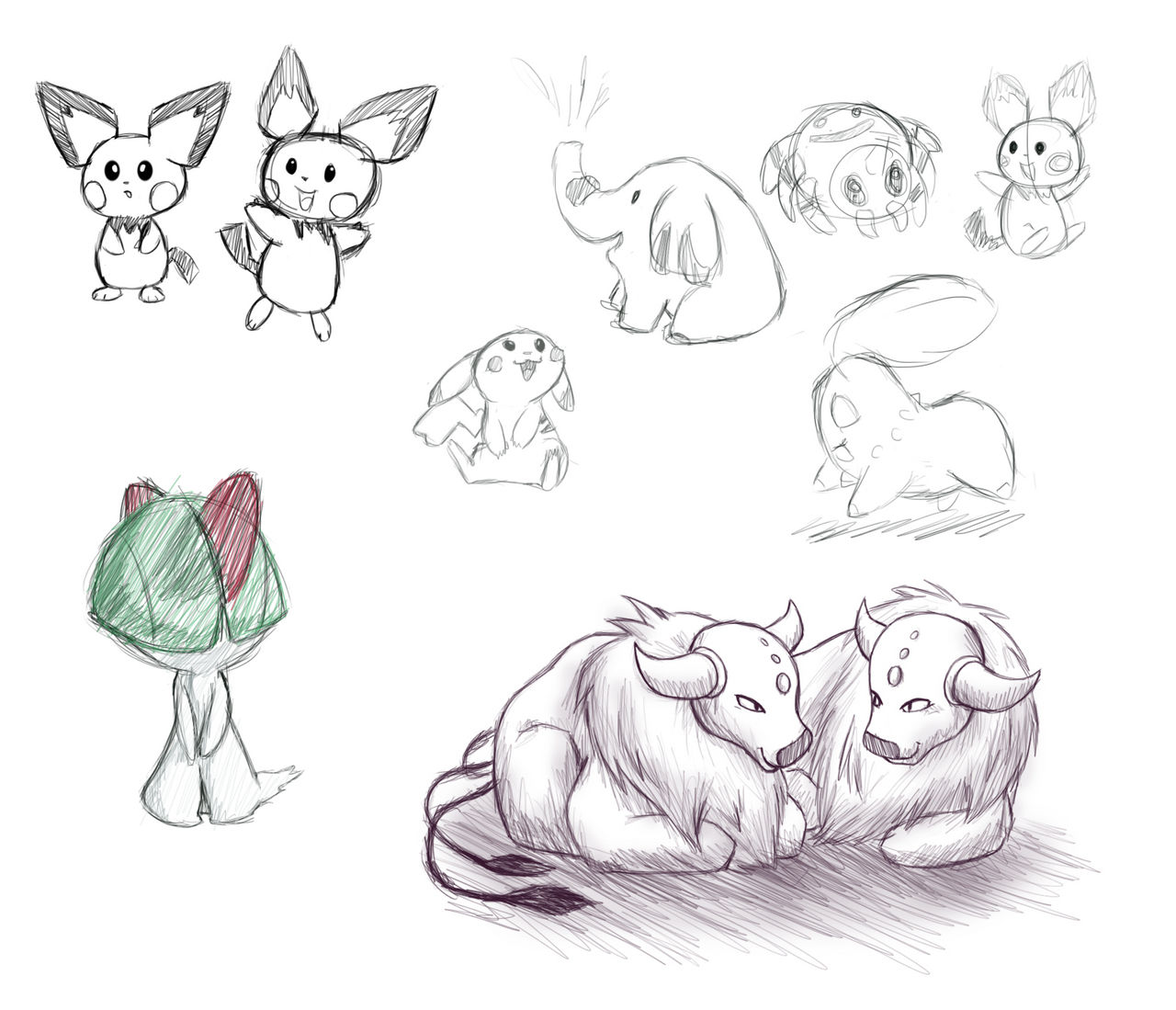 Pokemon Sketches 10 By Sillyfoe On Deviantart
