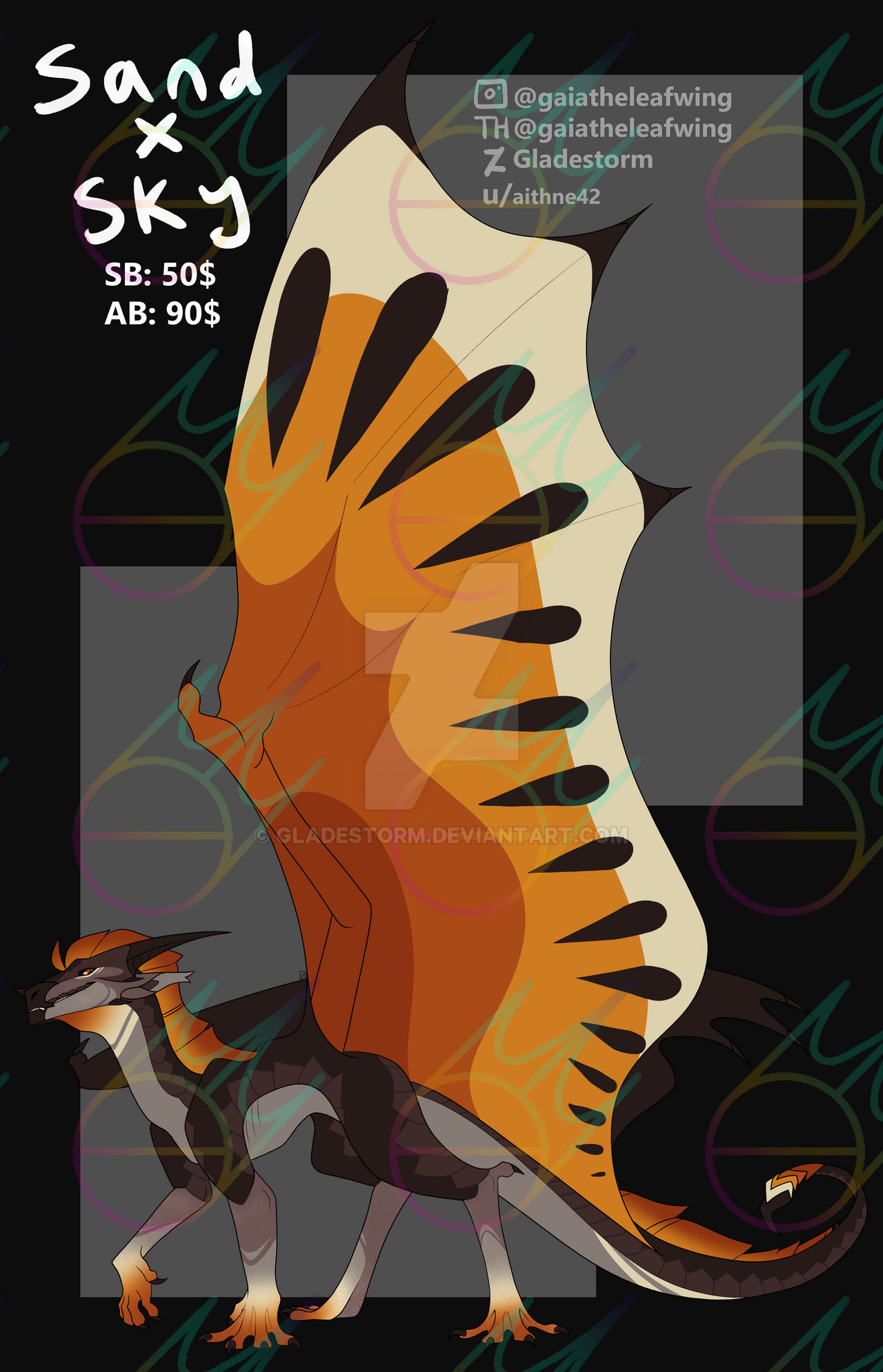 Sandwing Skywing Hybrid Auction by Gladestorm on DeviantArt Sandwing Skywing Hybrid Auction by Gladestorm on DeviantArt