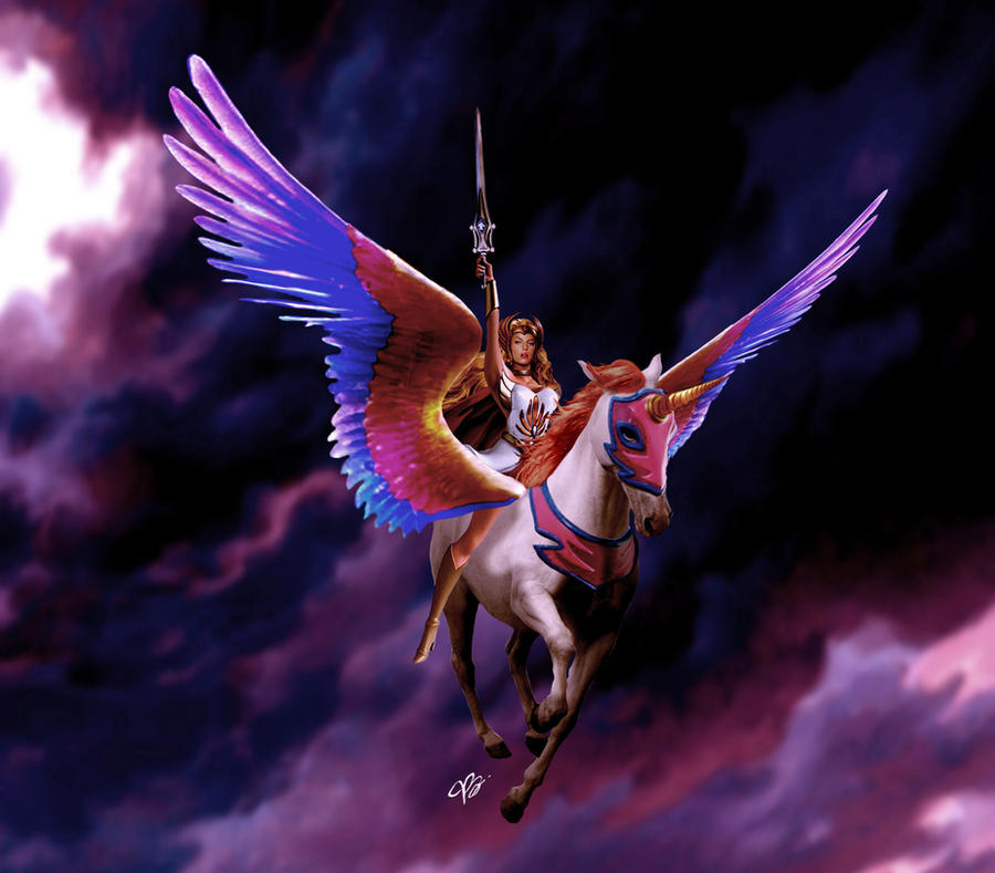 Classic She Ra And Swiftwind By Planetbryan On Deviantart