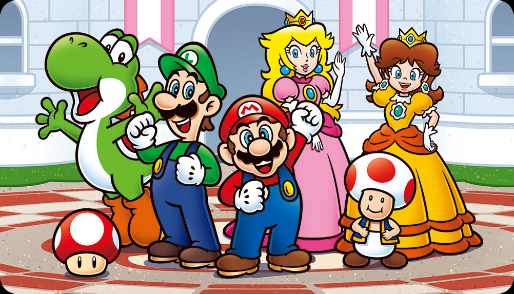 Mario And Friends Artwork Super Nintendo World By Supernintendisney