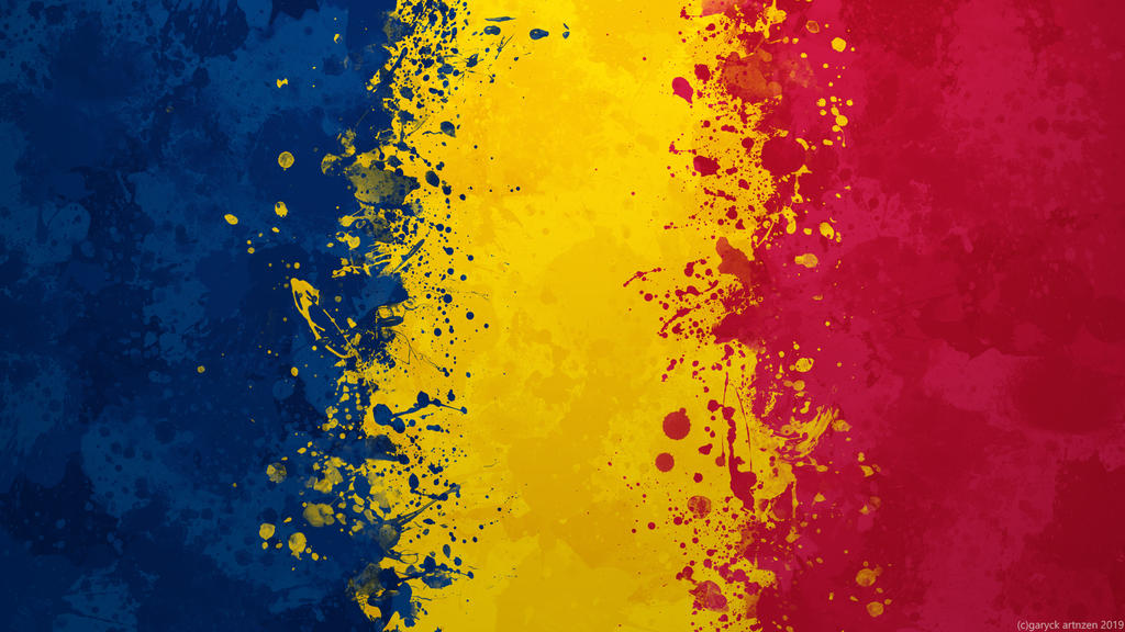 Chad Flag Wallpaper Grungy Splatter By Garyckarntzen On Deviantart