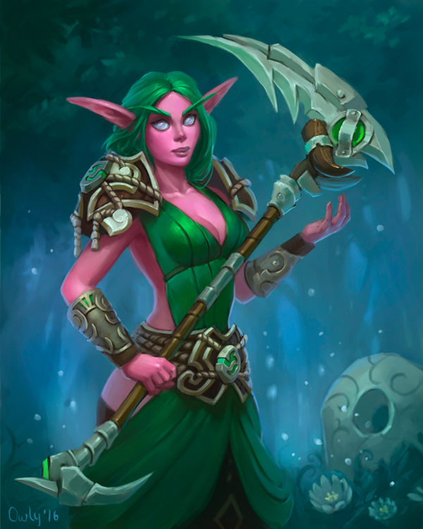 2016 10 25 Nelf Druid By Lowly Owly On Deviantart