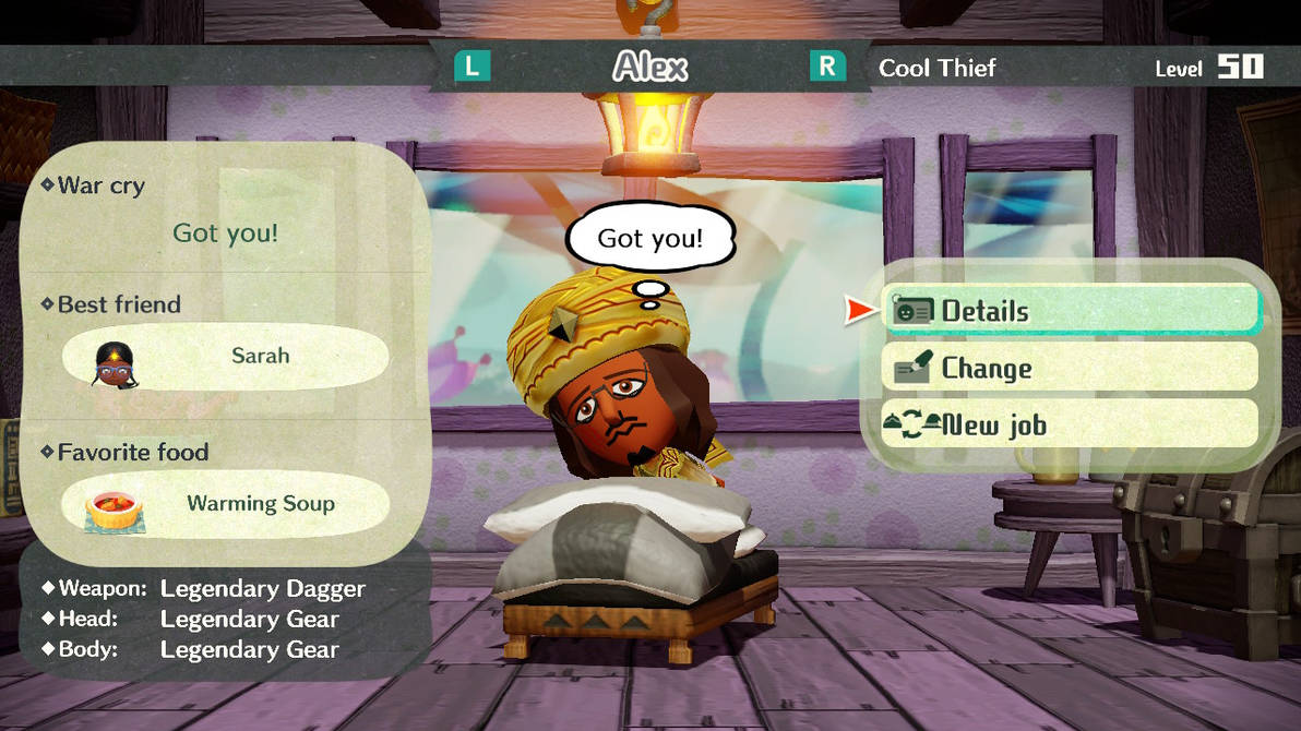 Miitopia Alex The Cool Thief By Olivasmark On Deviantart