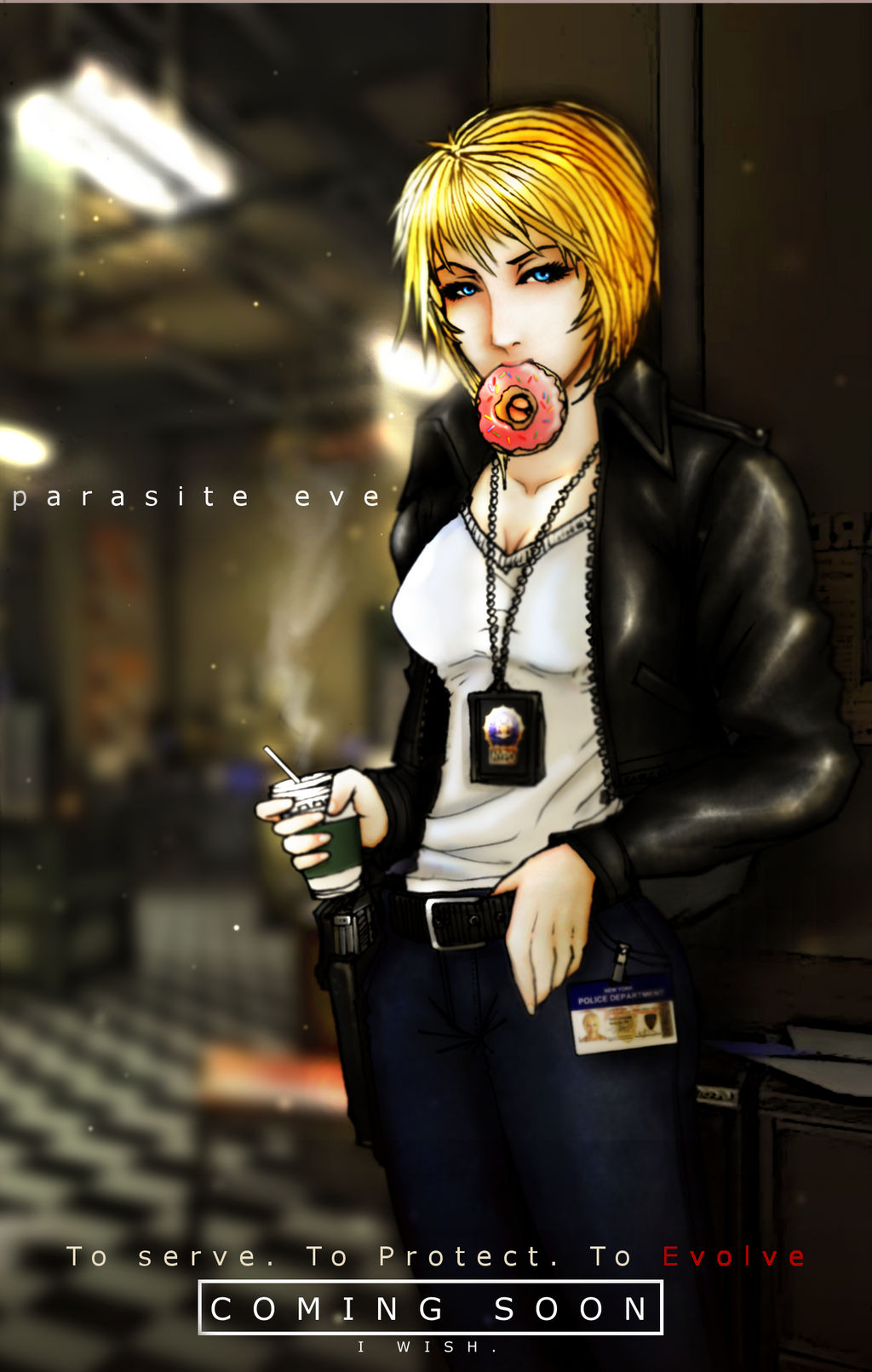 Parasite Eve Cops And Donuts By Dane Of Celestia On Deviantart