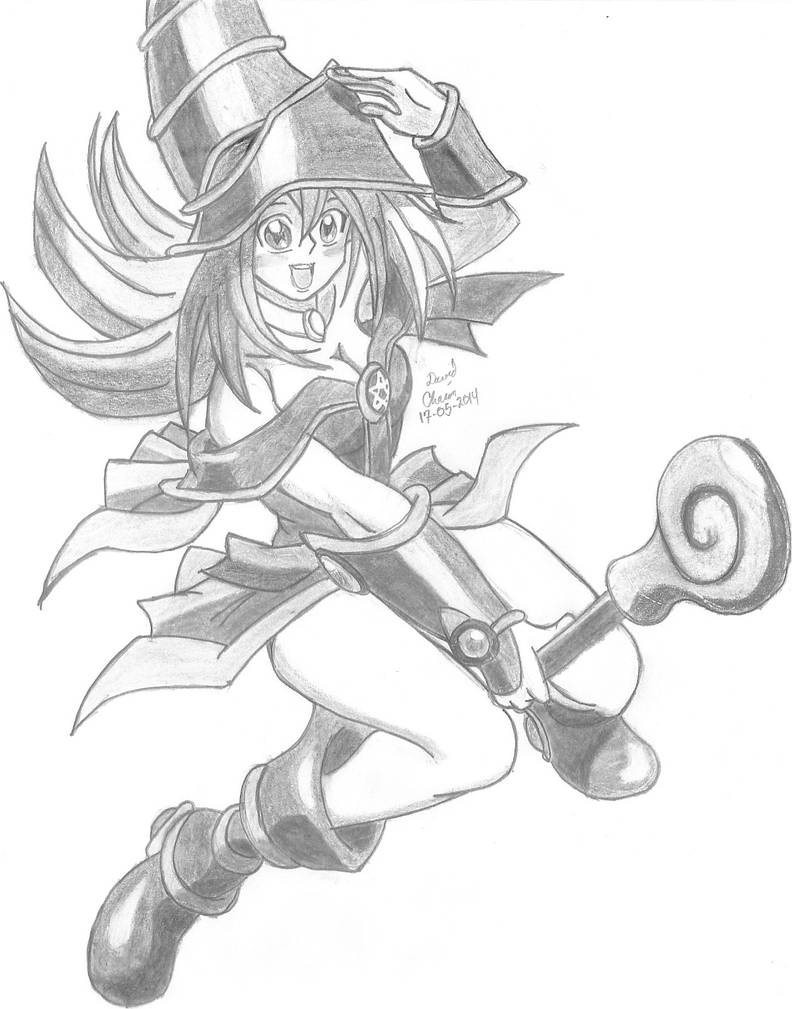 Dark Magician Girl By Greatmurasameliger On Deviantart