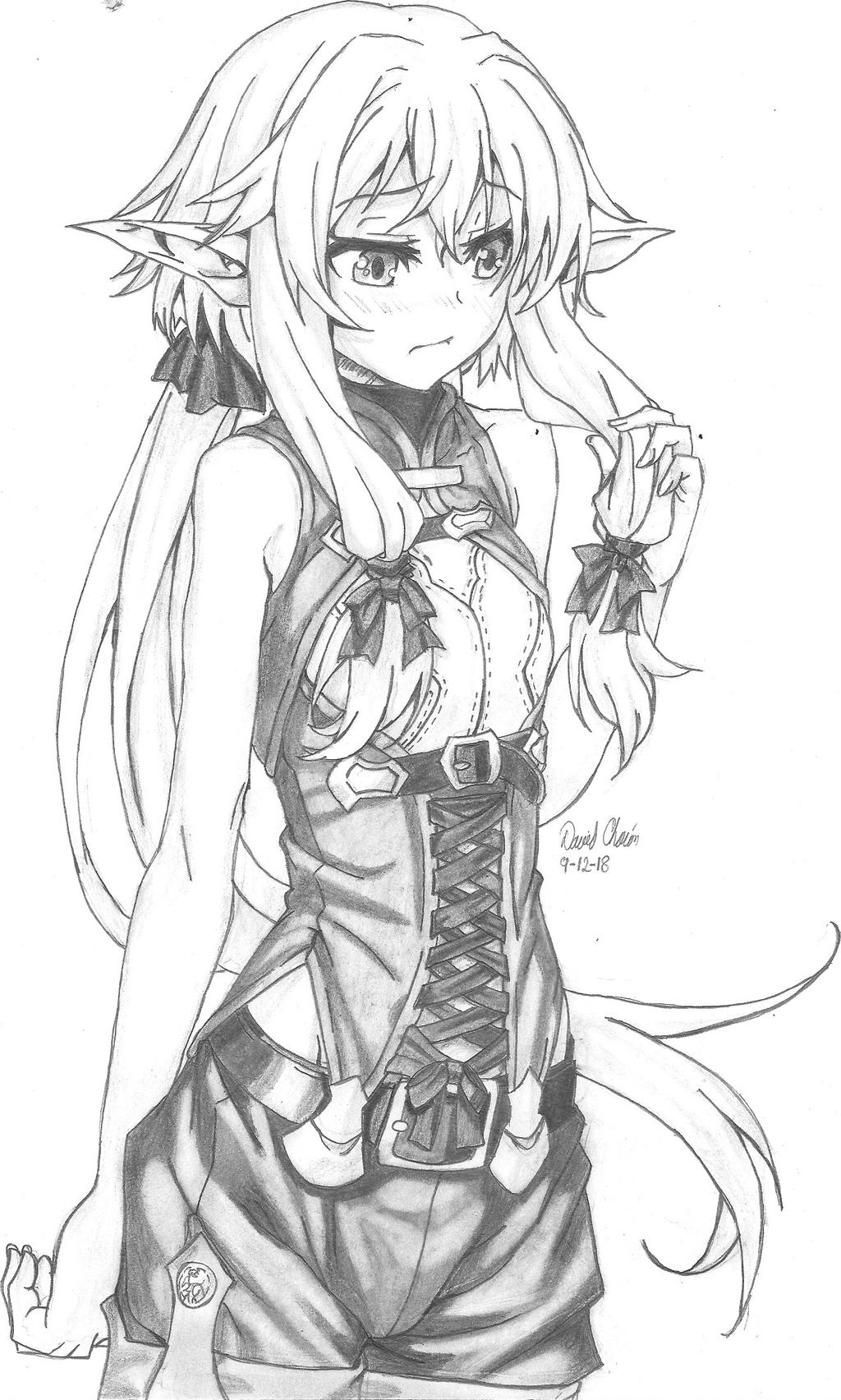 High Elf Archer By Greatmurasameliger On Deviantart