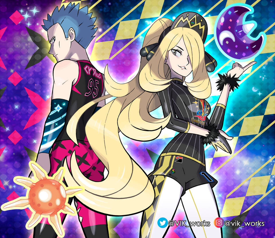 Pokemon Sinnoh League Cynthia X Cyrus By Vikworks On Deviantart