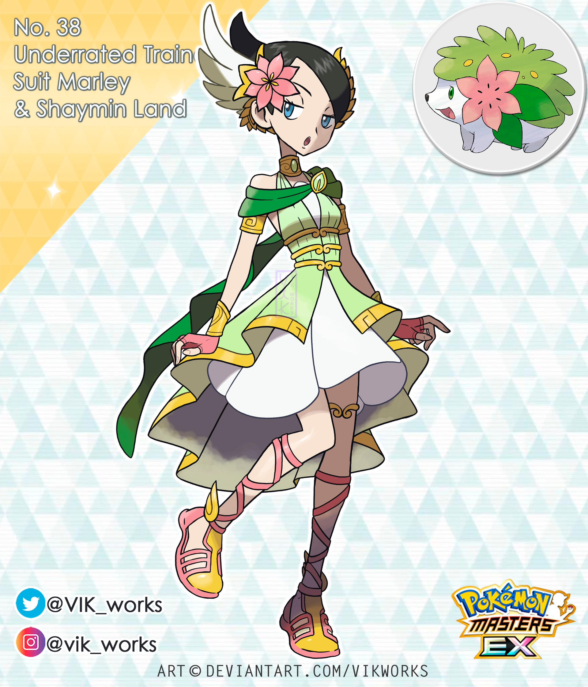 Pokemon Masters Ex Suit Marley By Vikworks On Deviantart