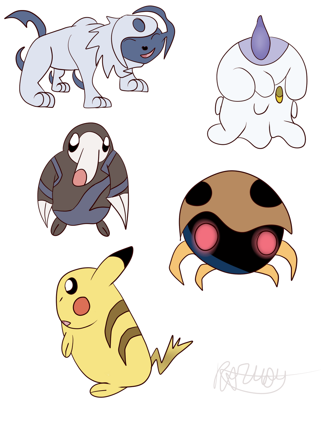 PTS-- Random Pokemon Doodles by FlamingBasil on DeviantArt PTS-- Random Pokemon Doodles by FlamingBasil on DeviantArt