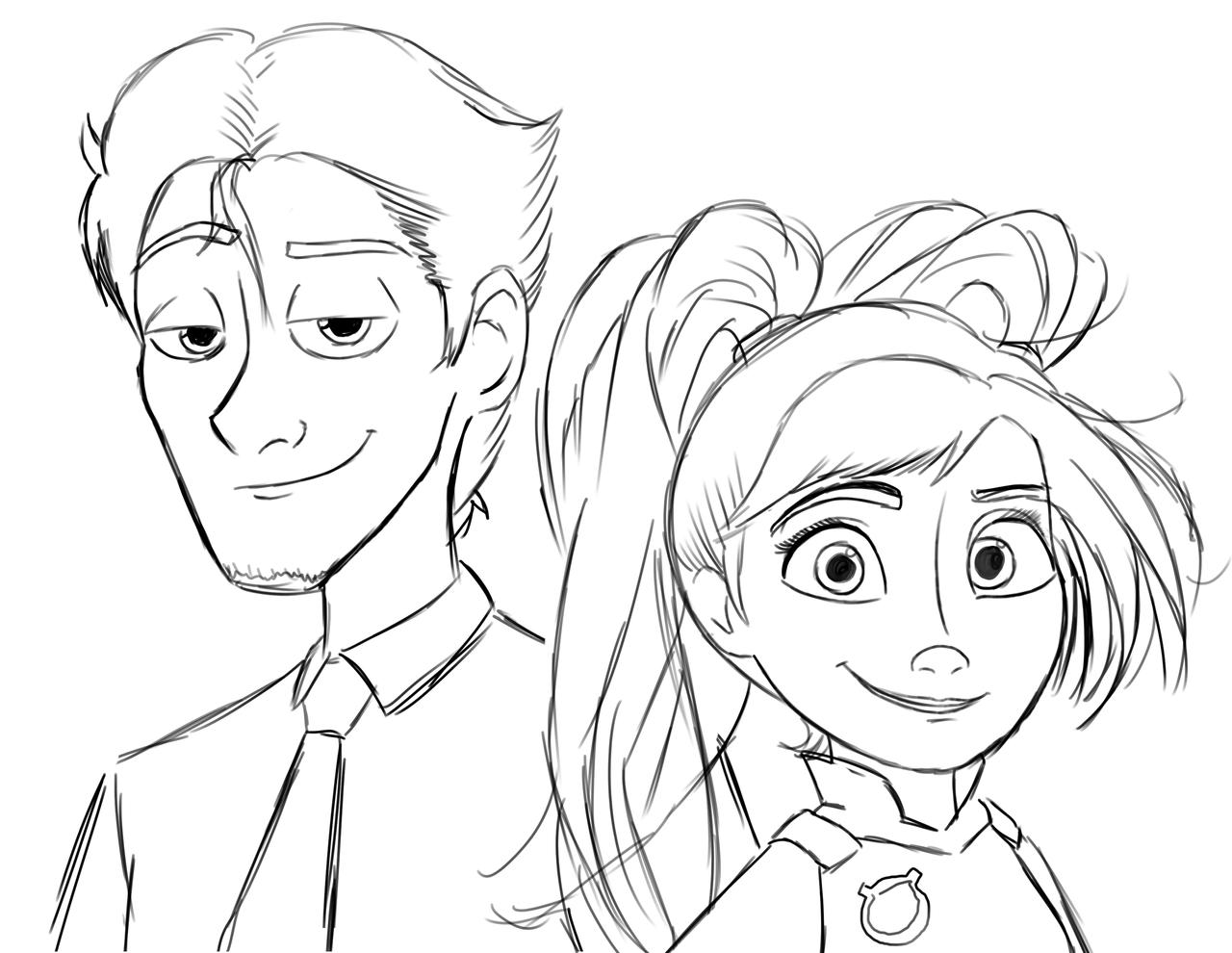 Nick X Judy Human Sketch Concept Art By Joancarrington14 On Deviantart