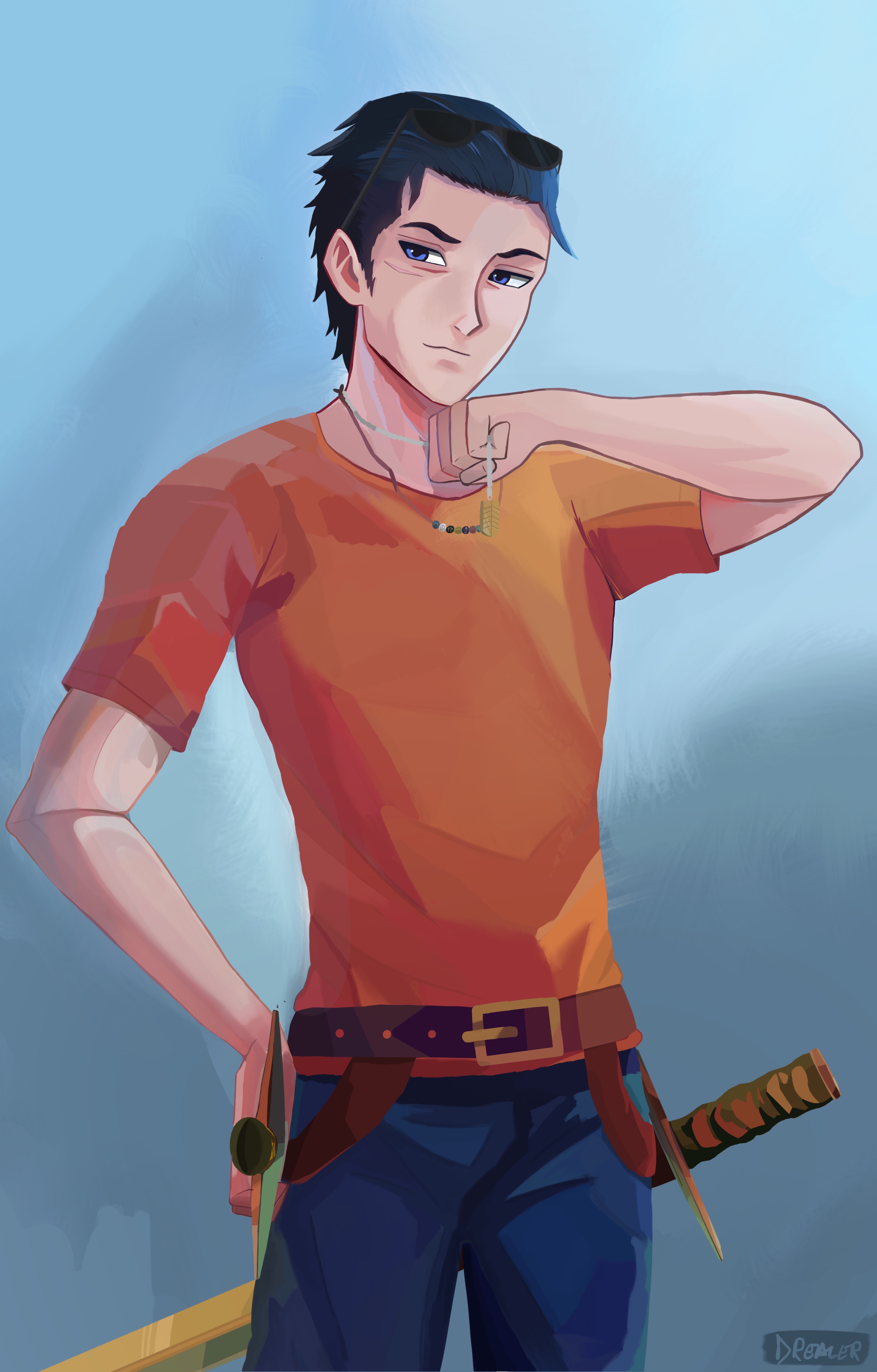 Percy Jackson Oc Alex G M Viria Style By Drealer99 On Deviantart
