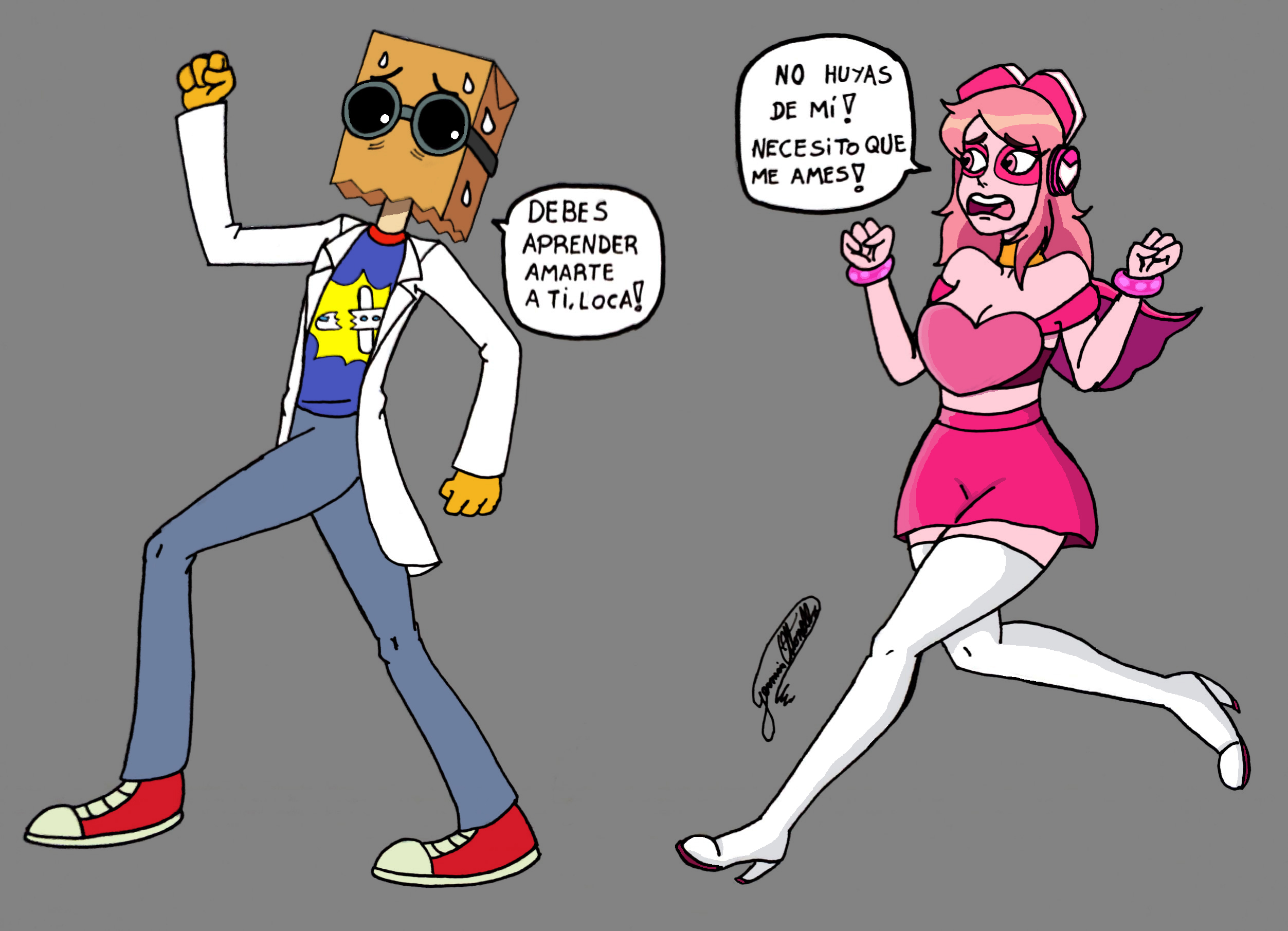 Miss Heed And Drflug By Gerilustraitor On Deviantart