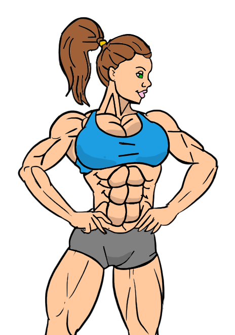 Ritualsit Muscle Girl 13colored By Me By Vajter On Deviantart