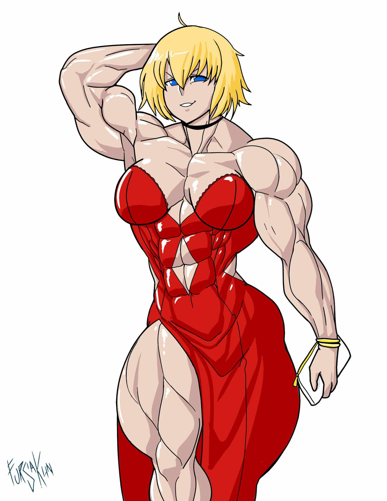 Fancy Muscle Girl 2 By Forsa Kun By Vajter On Deviantart