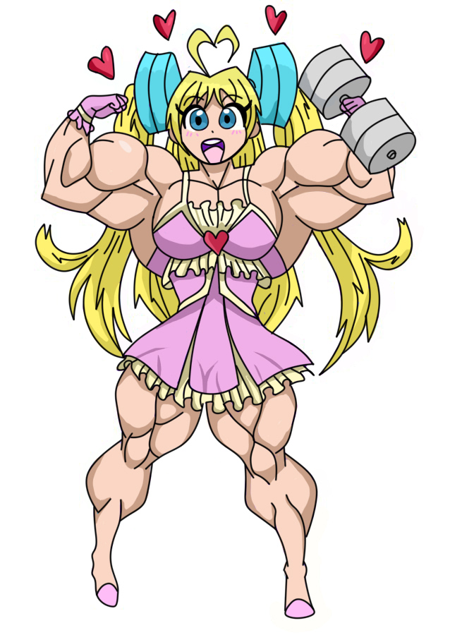 Muscular Magical Girl Original By Minamo21 By Vajter On Deviantart