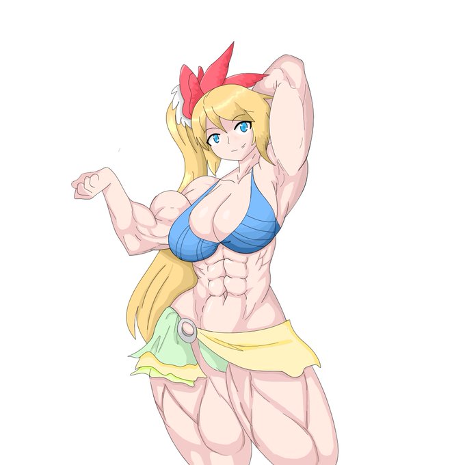 Muscular Bikini Girl By Vajter On Deviantart