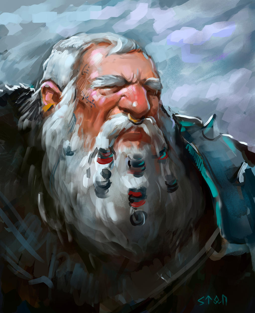 Old Dwarf By Ivanstan13 On Deviantart