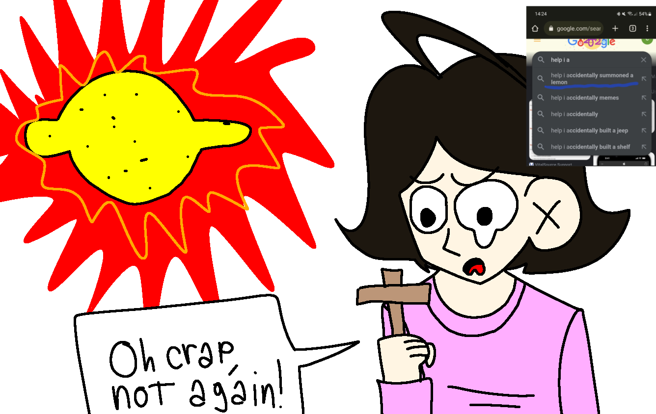 Help, I accidentally summoned a lemon by SkyShine690 on DeviantArt Help, I accidentally summoned a lemon by SkyShine690 on DeviantArt