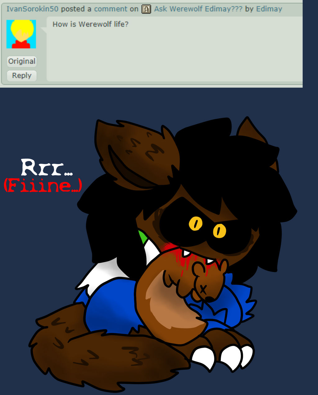 Ask Werewolf Edimay by Edimay on DeviantArt Ask Werewolf Edimay by Edimay on DeviantArt