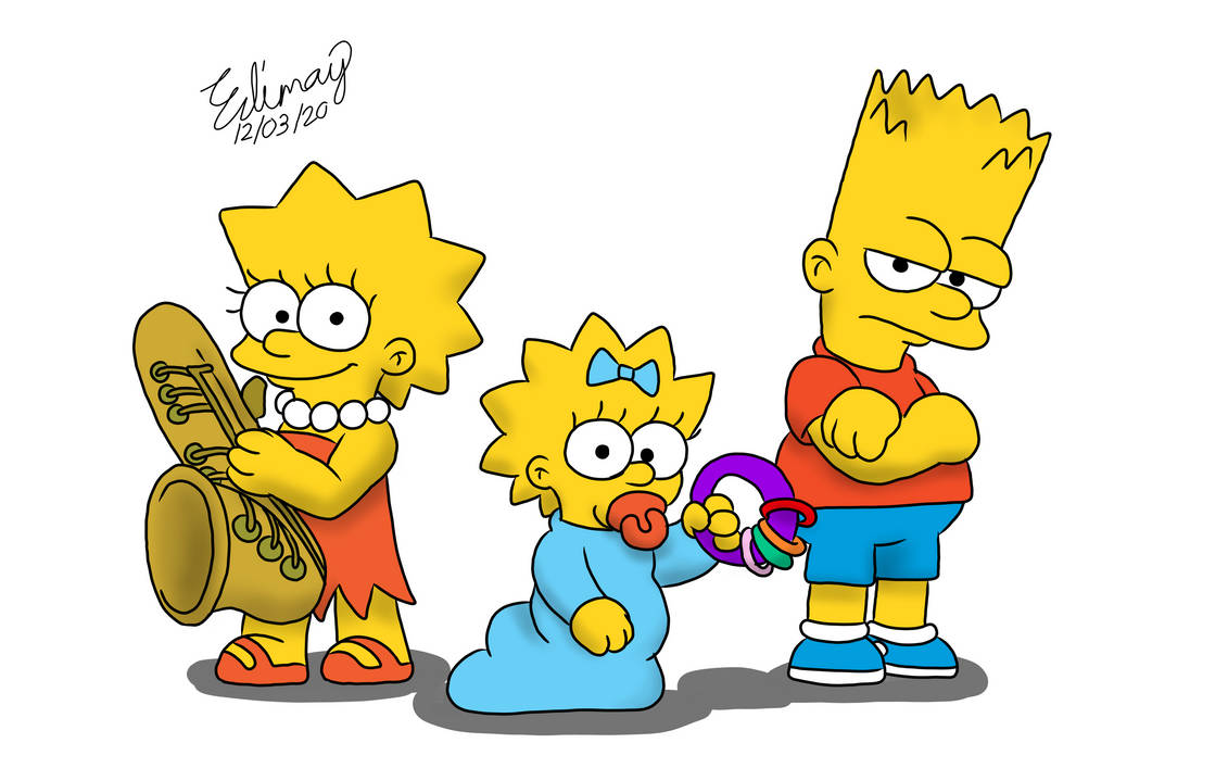 Fan Art Lisa Bart And Maggie By Edimay On Deviantart