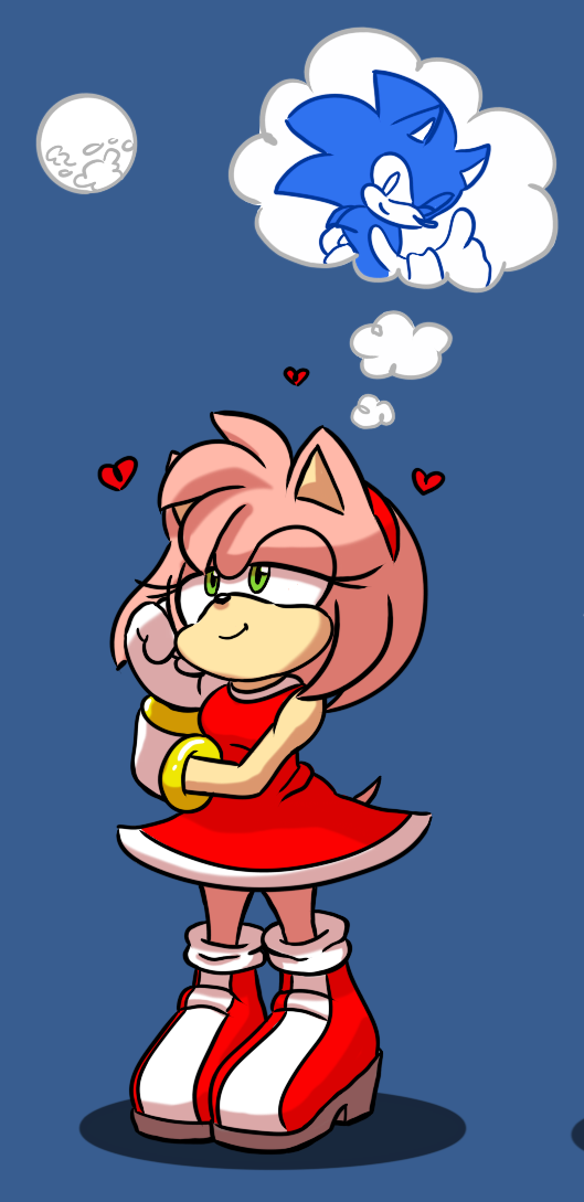Sonic The Werehog And Amy Comic