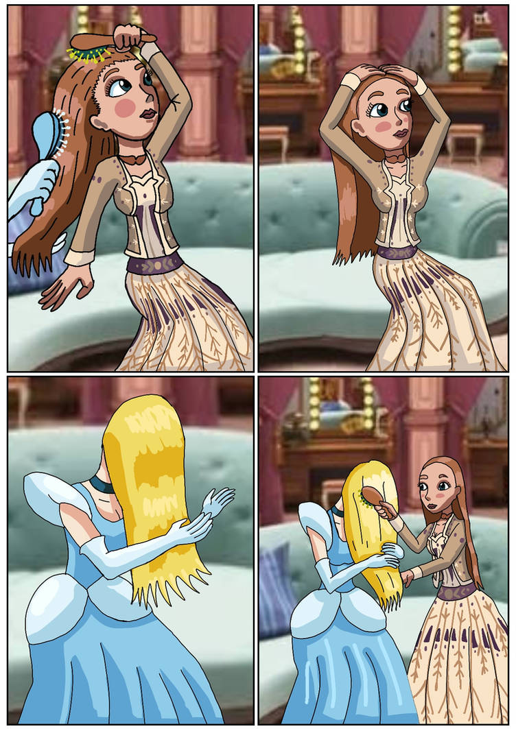 Anna And Cinderella Part2 By Galbin32 On Deviantart