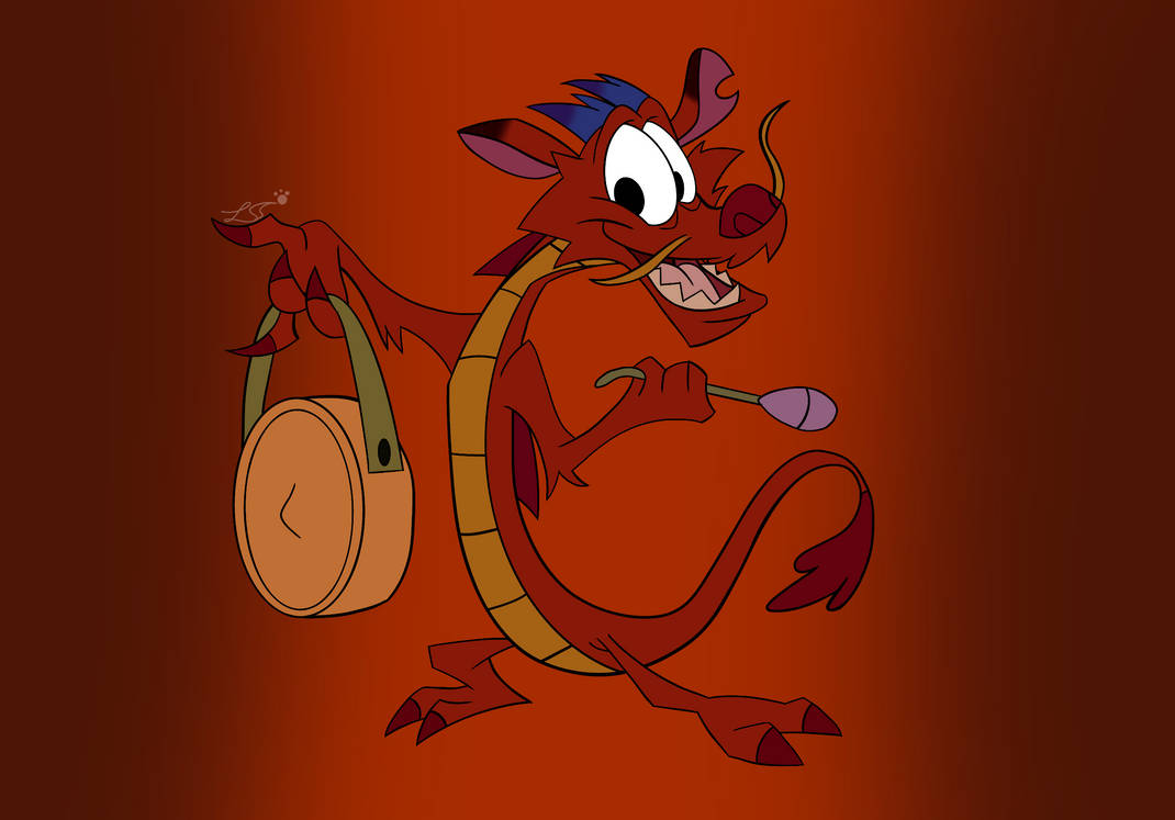 Mulan Mushu By Lightningsparklestar On Deviantart