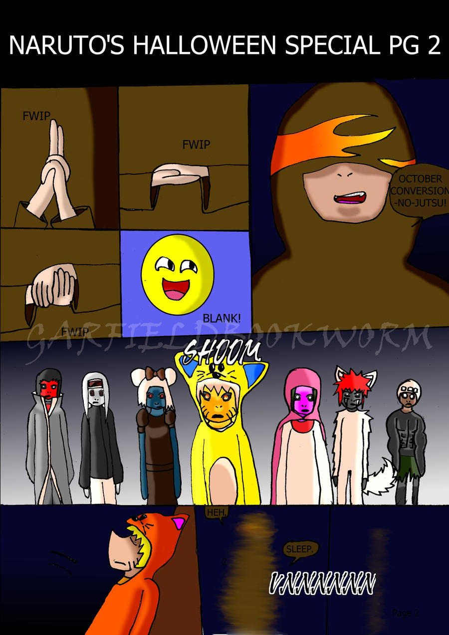 Narutos Halloween Special Pg 2 By Garfieldbookworm On Deviantart
