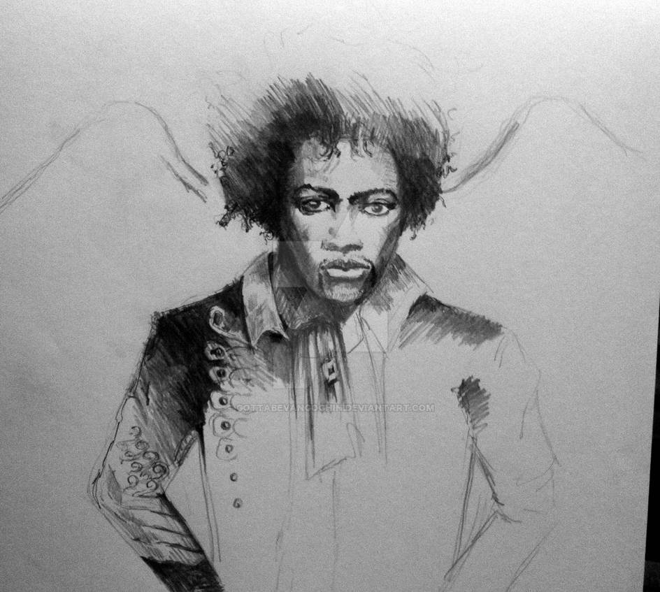 Jimi Hendrix Rough By Gottabevangoghin On Deviantart