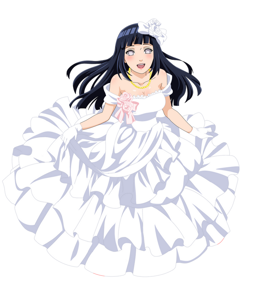 Hinata Hyuga Wedding Render By Arisusenpai On Deviantart