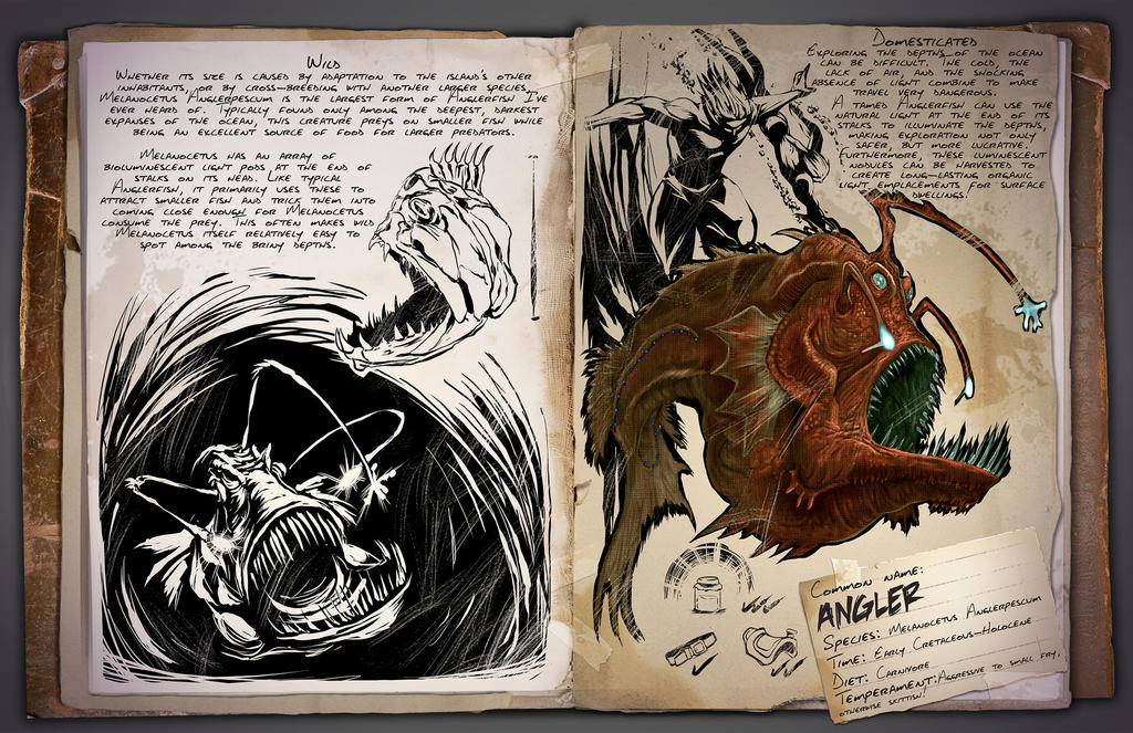 Ark Survival Evolved Dossiers Angler By Djdinojosh On Deviantart