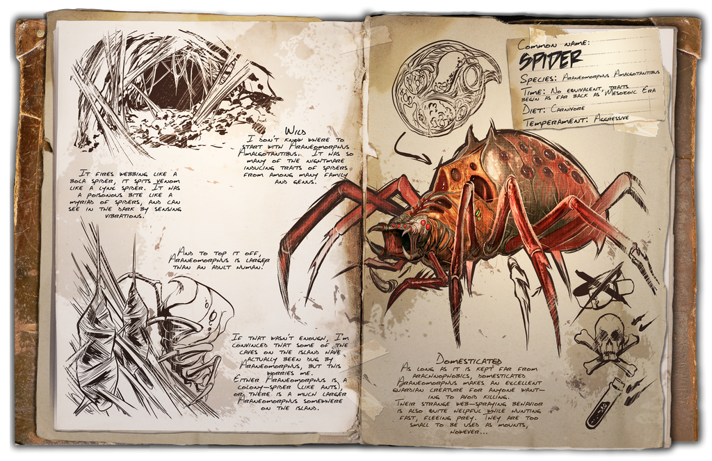 Ark Survival Evolved Dossiers Araneo By Djdinojosh On Deviantart