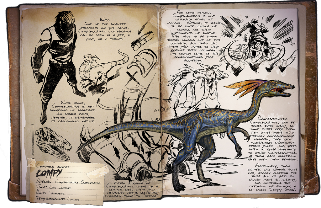 Ark Survival Evolved Dossiers Compy By Djdinojosh On Deviantart