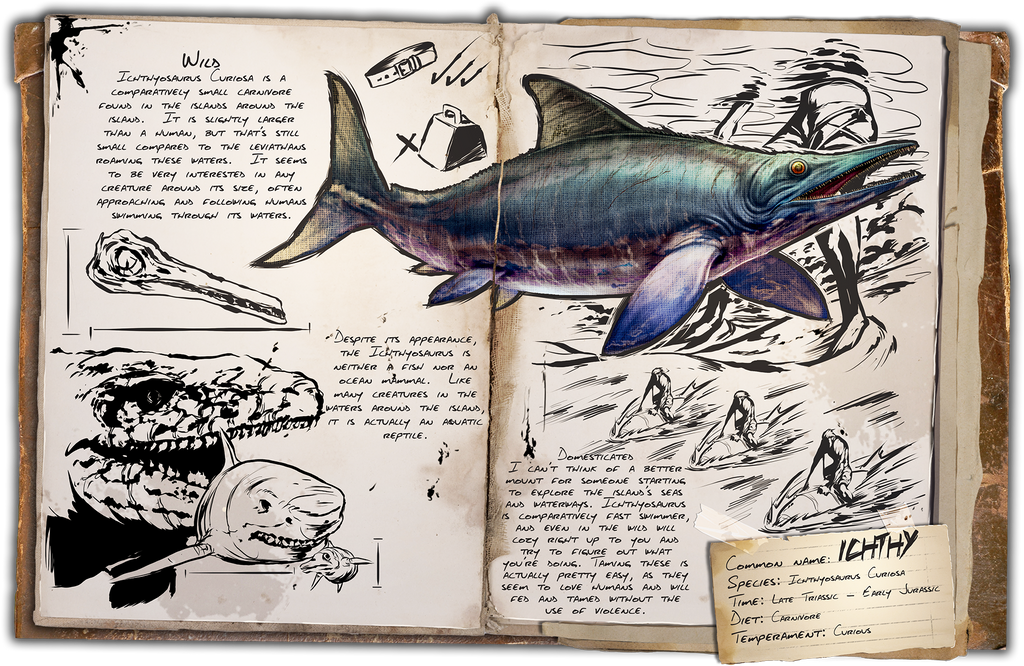 Ark Survival Evolved Dossiers Ichthy By Djdinojosh On Deviantart