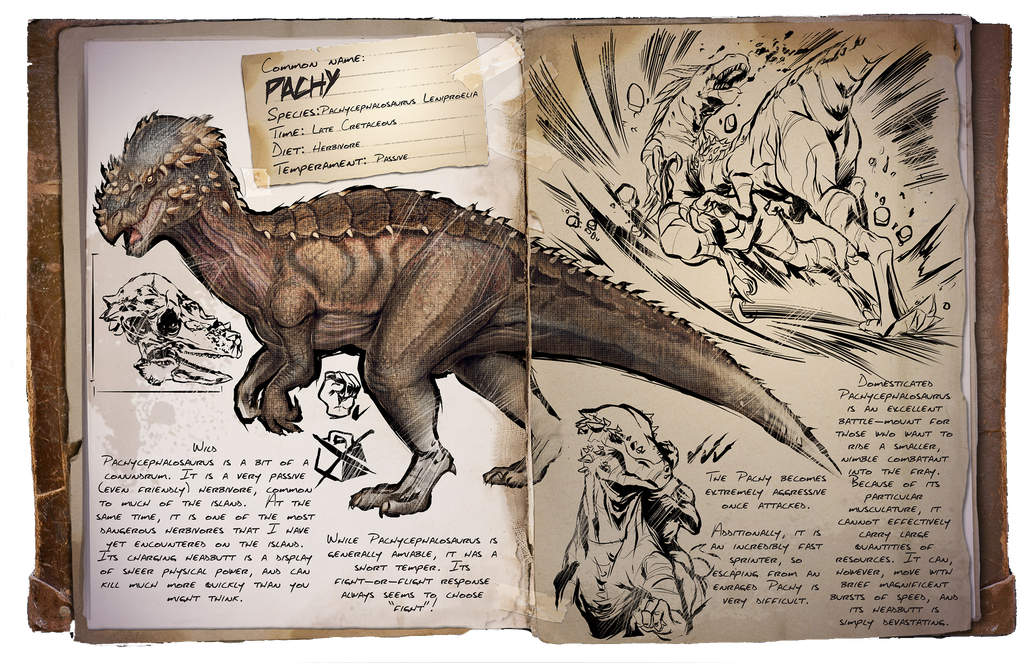 Ark Survival Evolved Dossiers Pachy By Djdinojosh On Deviantart