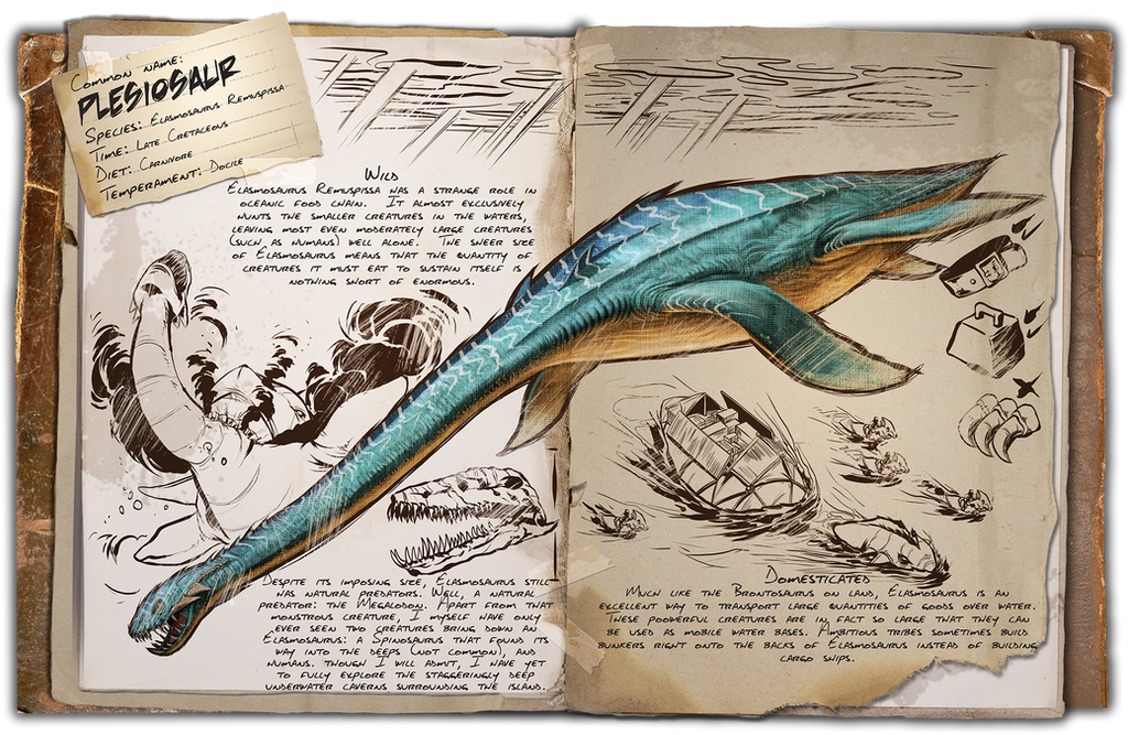 Ark Survival Evolved Dossiers Plesiosaur By Djdinojosh On Deviantart
