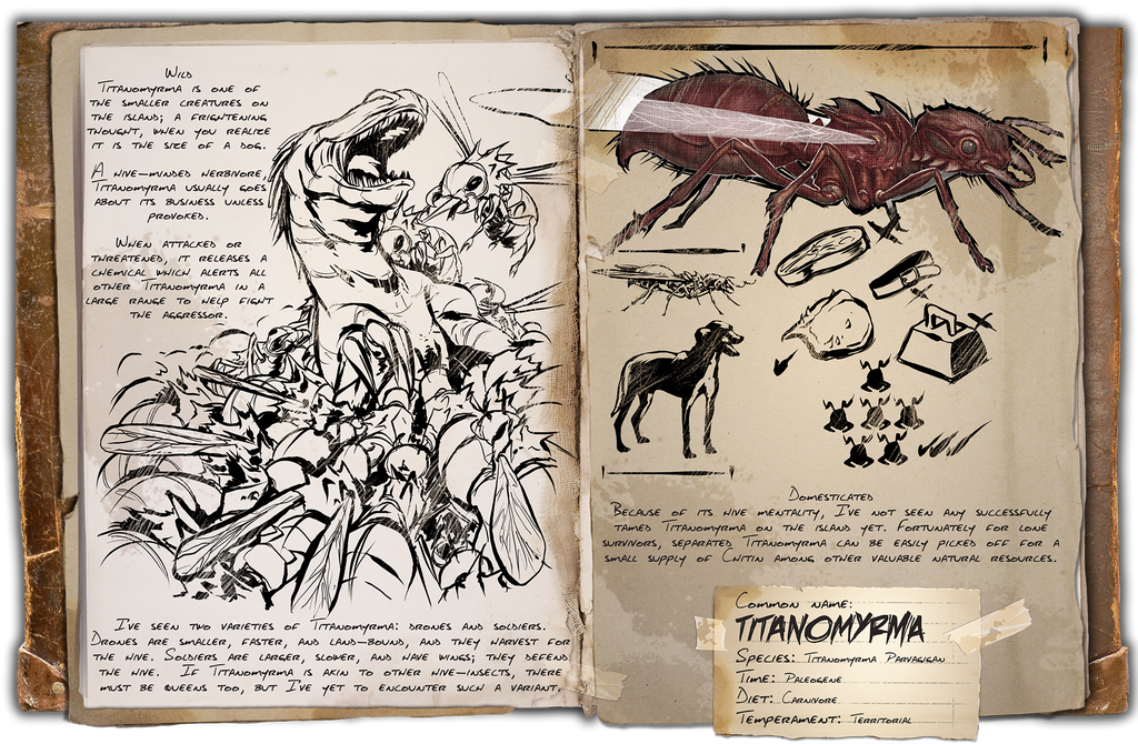 Ark Survival Evolved Dossiers Titanomyrma By Djdinojosh On Deviantart