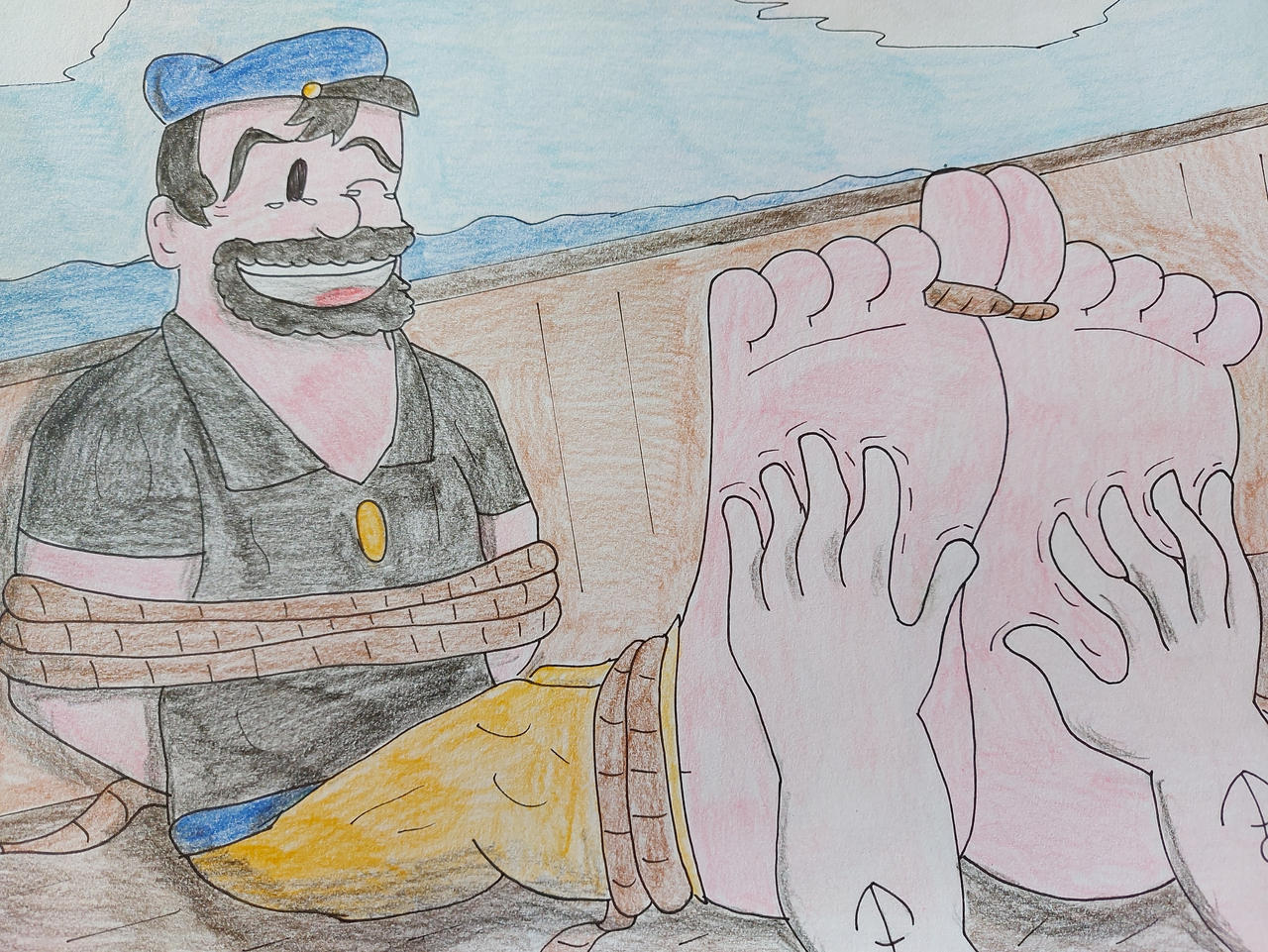 Bluto Popeye By Gughinga On Deviantart