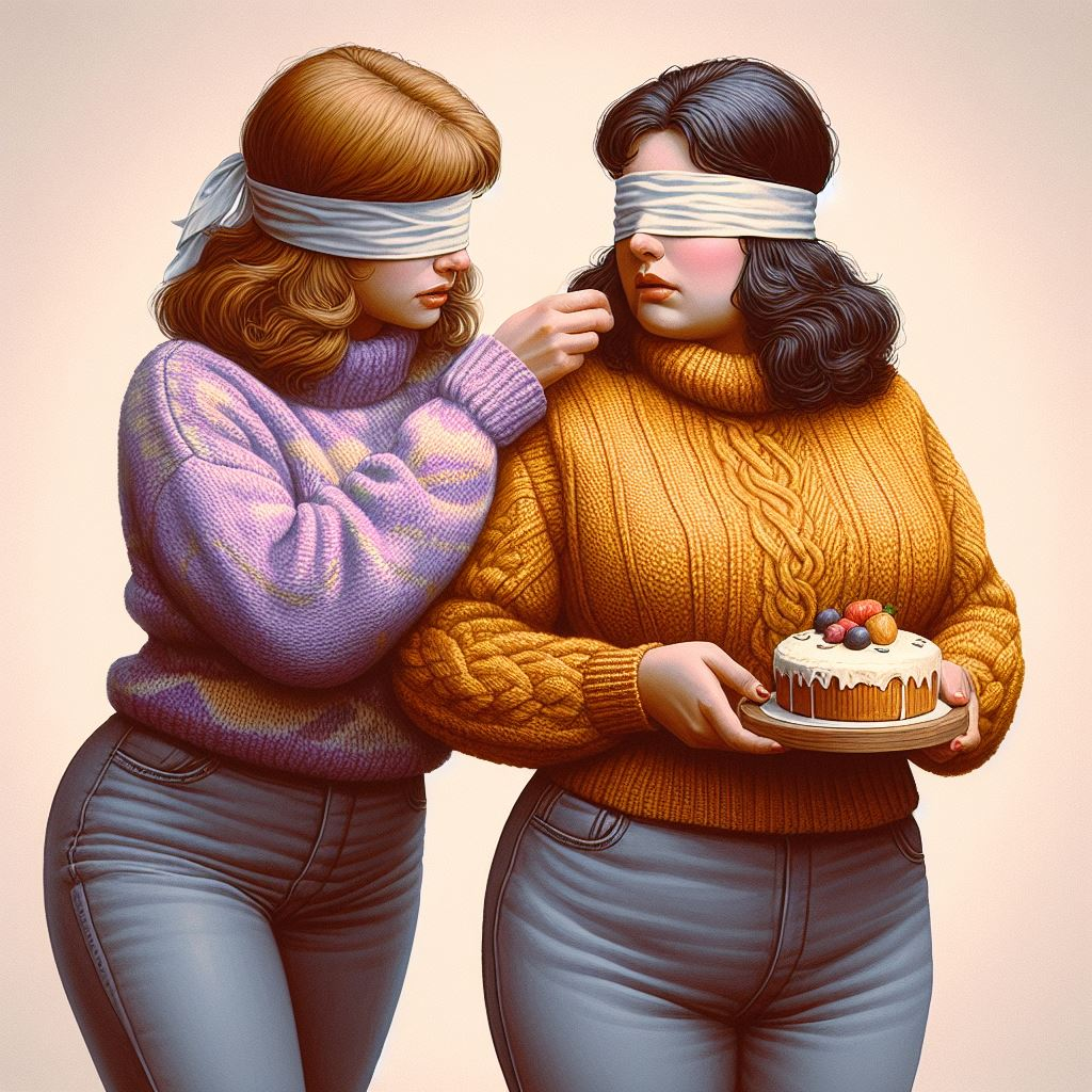 Blindfolded Women At Taste Guessing Game By Andrevm99 On Deviantart