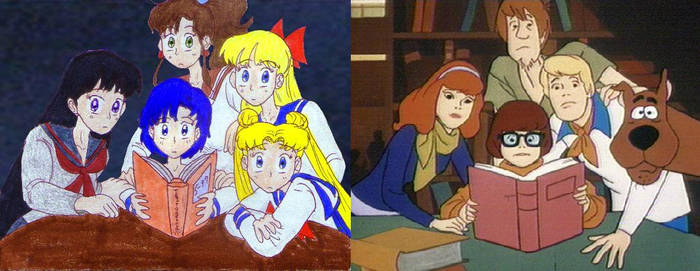 Scooby Doo Meets Sailor Moon By Sonic879 On Deviantart