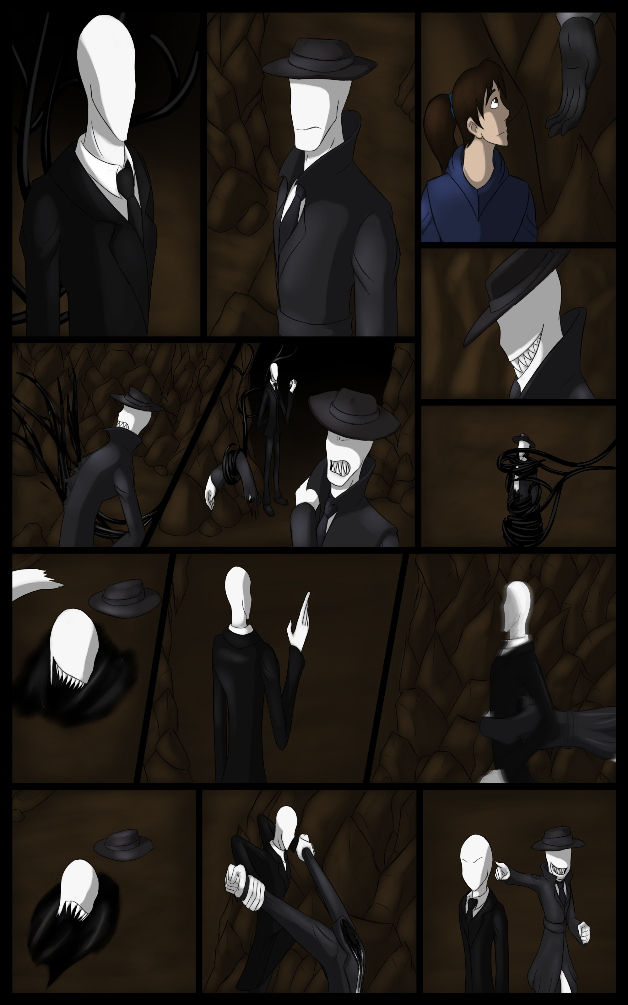 Slender And Sexual Offenderman1 By Crazypamela1 On Deviantart