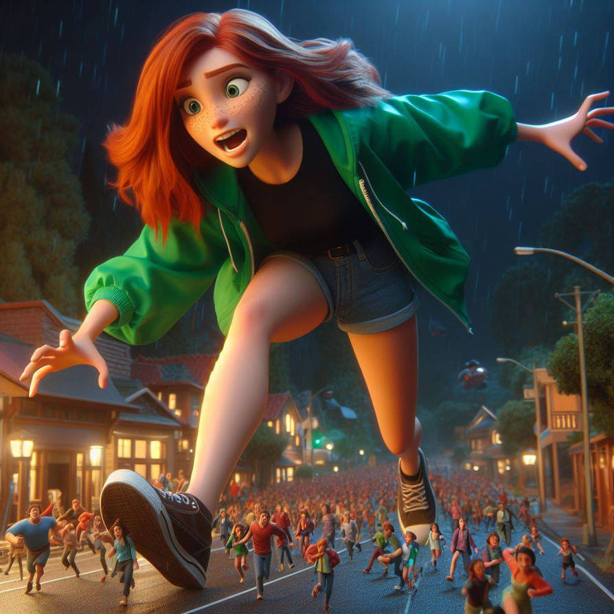 Strange Giantess Escaping By Adrianazo On Deviantart