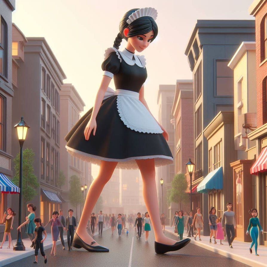 Giantess Maid Ii By Adrianazo On Deviantart