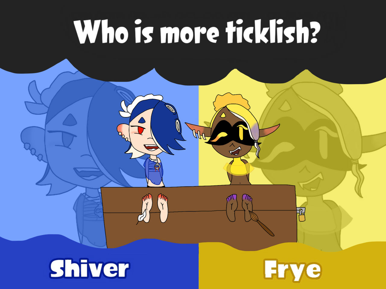 Shiver Vs Frye Who Is More Ticklish By Nintickle On Deviantart