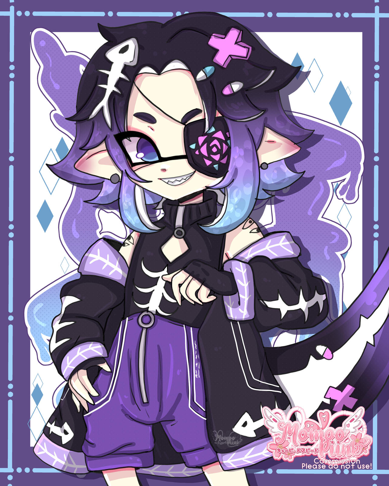 Halfbody Hard Splatoon By Momoopiink On Deviantart