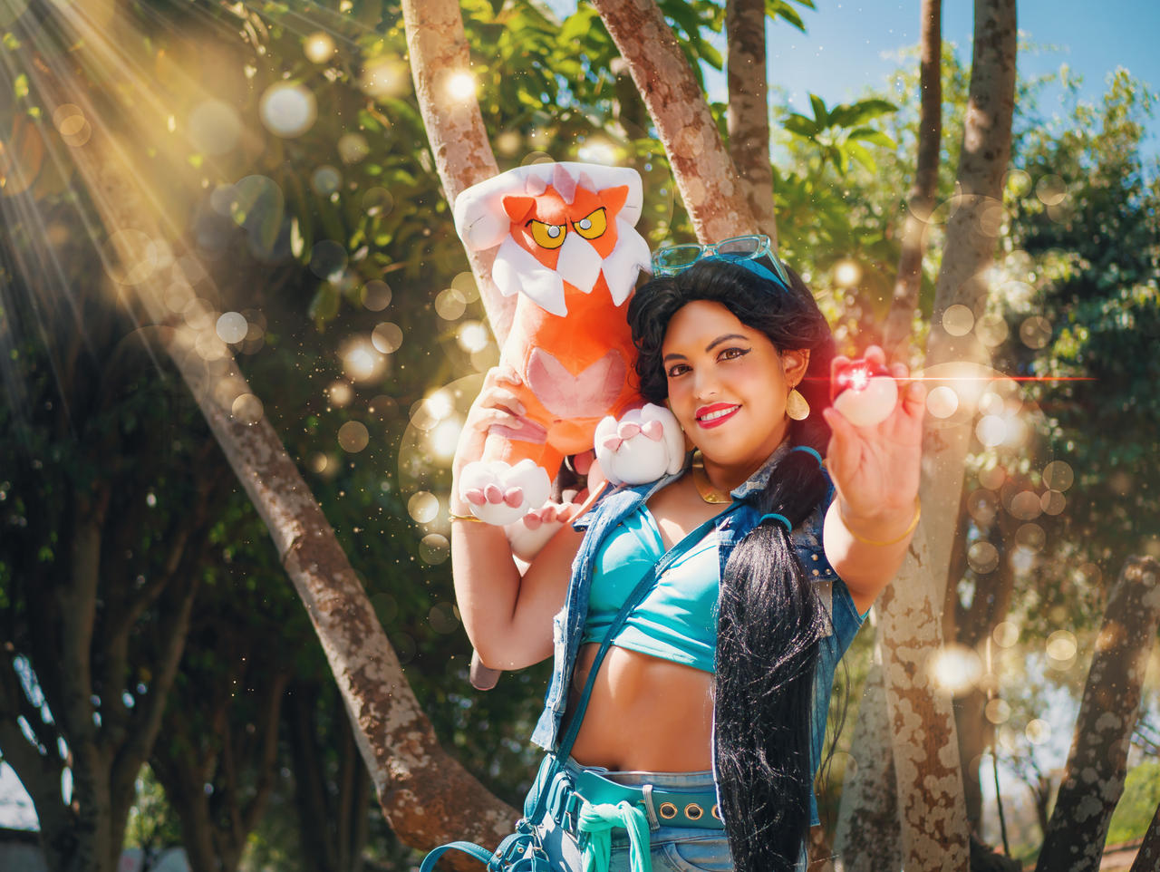 Pokemon Trainer Jasmine And Landorus By Sabrina200415 On Deviantart